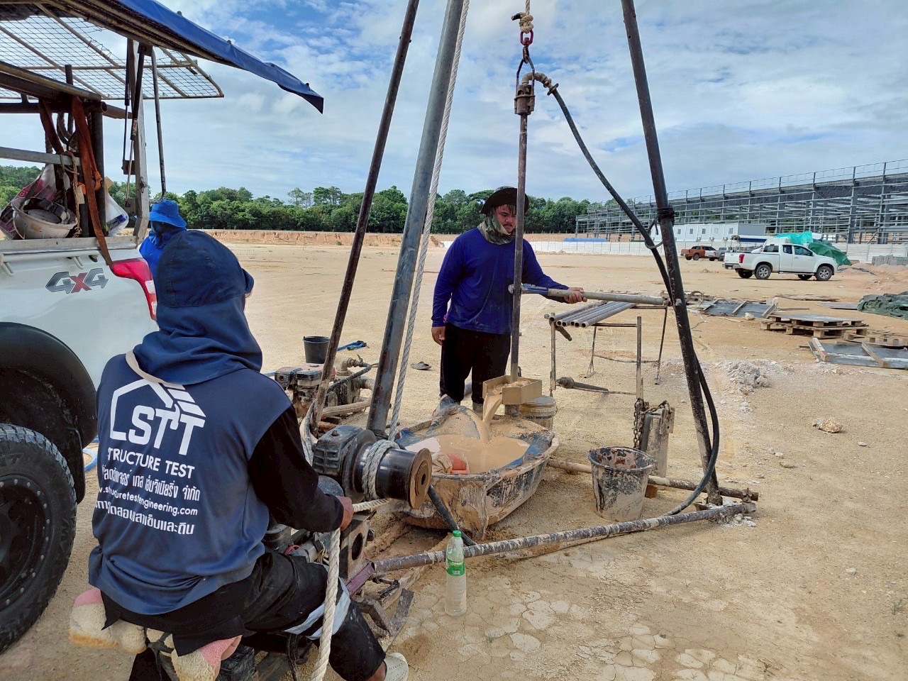 ผลงาน SOIL BORING TEST - Structuretestengineering